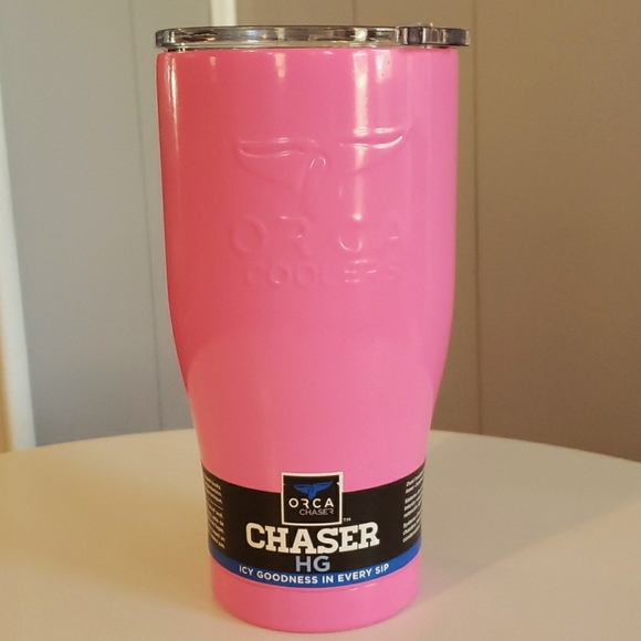 Orca | Kitchen | Nwt Orca Pink Chaser 27oz Wclear Flip Lid | Poshmark